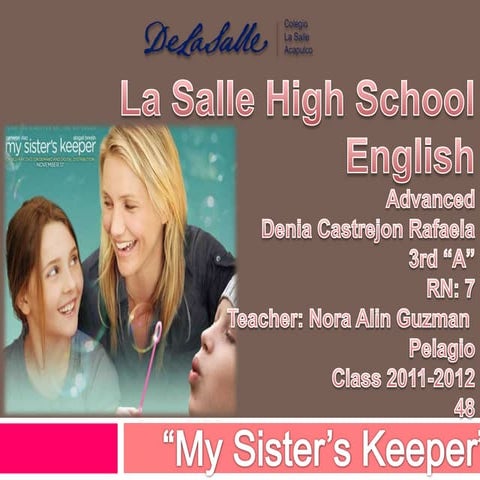 My Sister's Keeper | PPTX