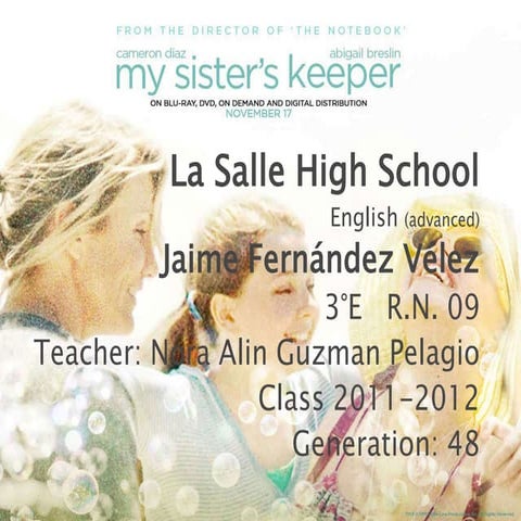 My sister's keeper | PPTX