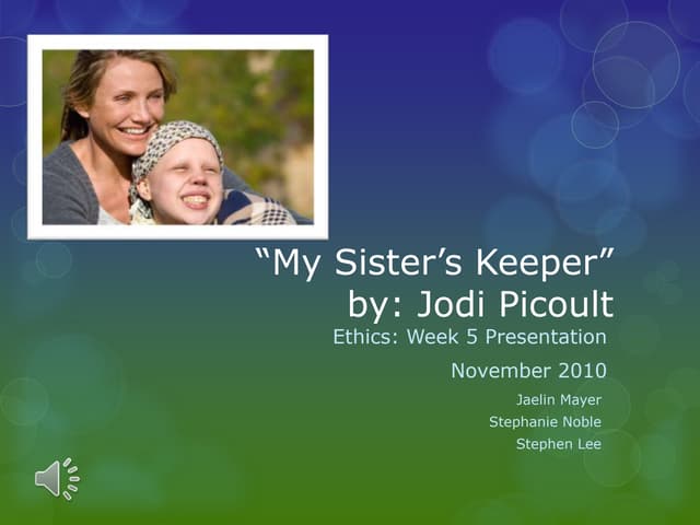 film opening analysis - my sisters keeper | PPT