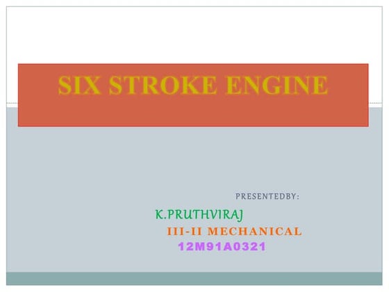 Combustion chambers in si engines | PPT