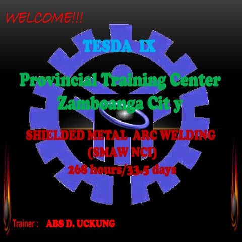 TESDA Shielded Metal And Welding presentation | PPTX