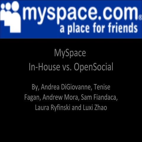Myspace | PPT