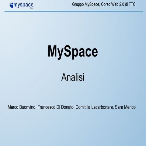 MySpace vs Facebook | PPT