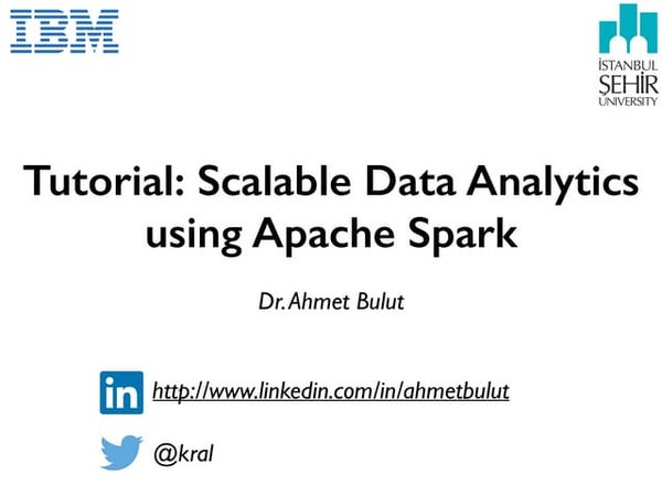 Introduction to Apache Spark | PPT Introduction to Apache Spark | PPT