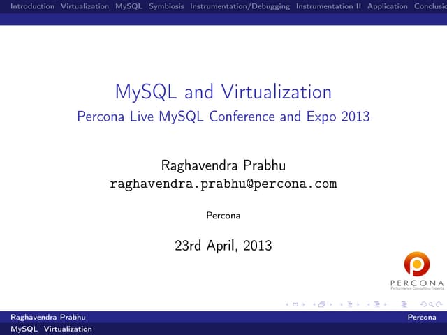 MySQL-and-virtualization | PPT MySQL-and-virtualization | PPT