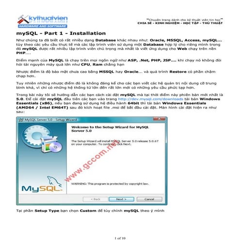 My sql part 1 - installation-_www.key4vip.info