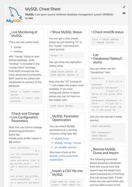 Nginx Cheat Sheet