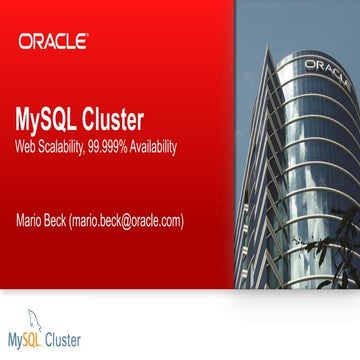 MySQL HA Solutions
