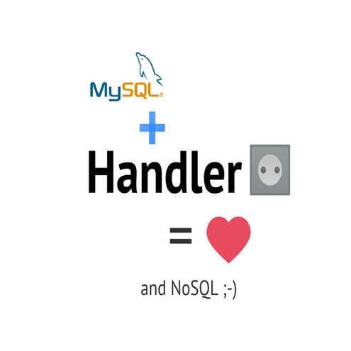 Mysql+handlersocket=nosql | PPT