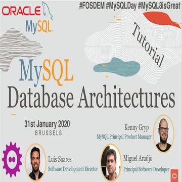 Mysql Innodb Cluster Replicaset Tutorial Ppt