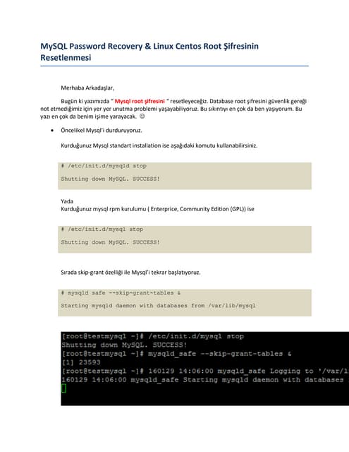 Mysql Password Recovery Pdf