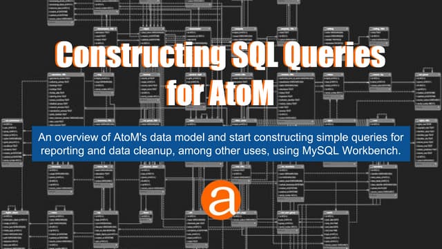 Constructing SQL queries for AtoM | PPT Constructing SQL queries for AtoM | PPT