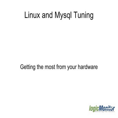 Mysql Talk Ppt