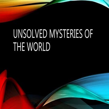 Mysteries of worlds | PPTX | Geography | Science
