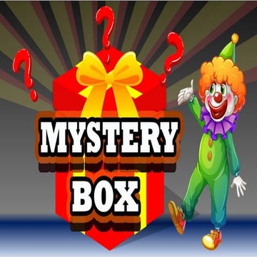 Mystery box, for lesson motivation games | PPTX