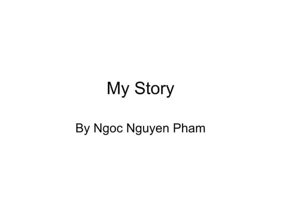 Susana Picon My Story | PPT