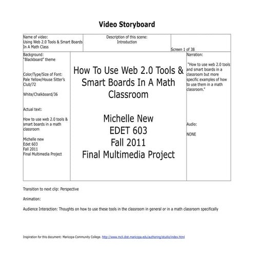 My storyboard | PAGES