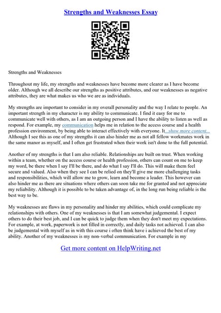 Experience Essay Examples | PDF | College Planning | College Education