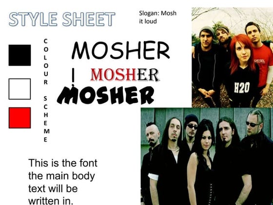 Kerrang style sheet | PPTX