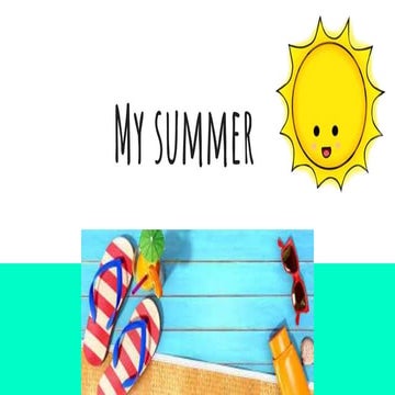 My summer | PPT