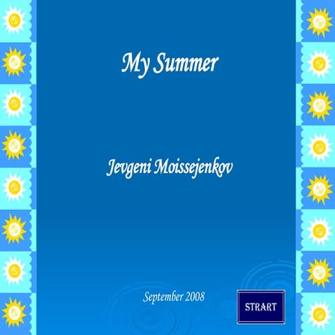 Summer Holidays lesson the first .pptx