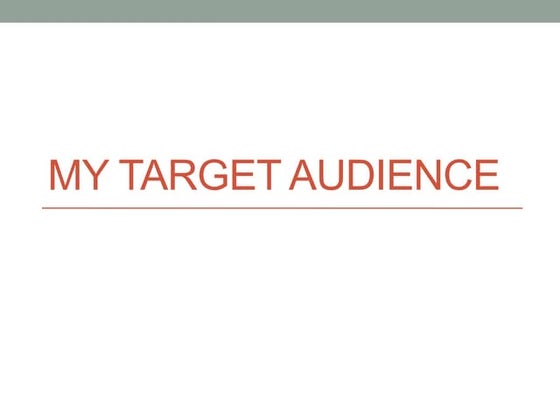 Audience Profile | PPT