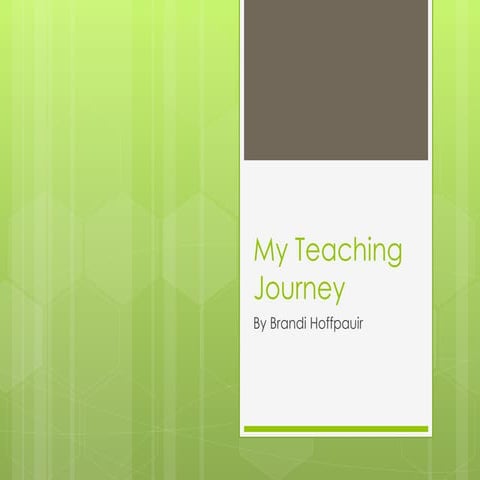 My teaching journey | PPT