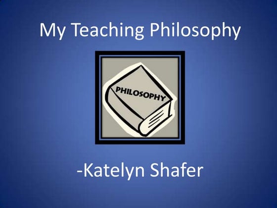 Teaching philosophy | PDF