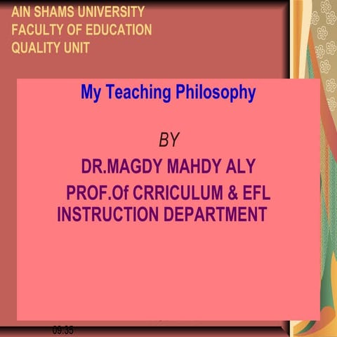 My teaching philosophy | PPT