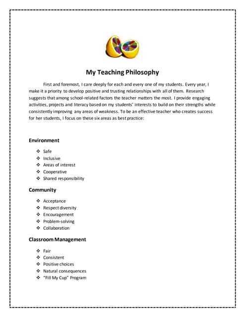 My Teaching Philosophy | PDF