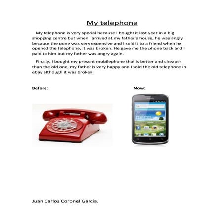 My telephone. | PDF