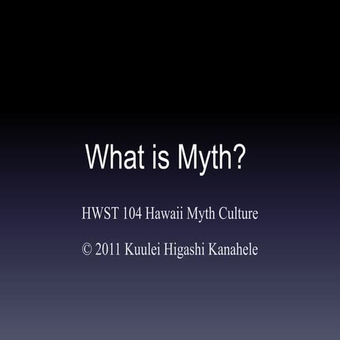 Myth | PPT