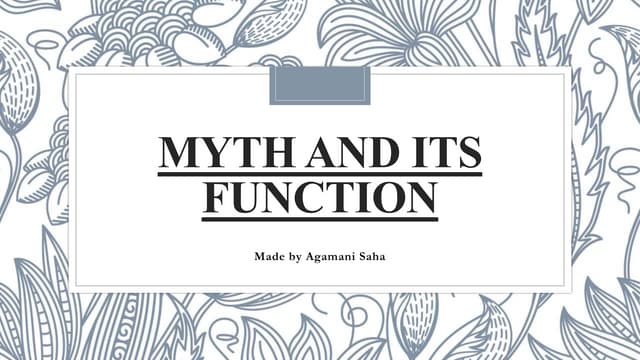 Parallel Myths [PDF] | PDF