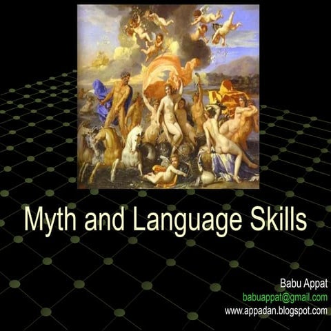 Myth and language Skills | PPT