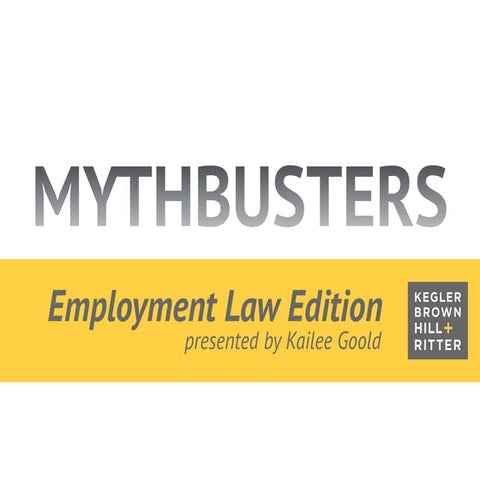 Mythbusters: Employment Law Edition | PDF