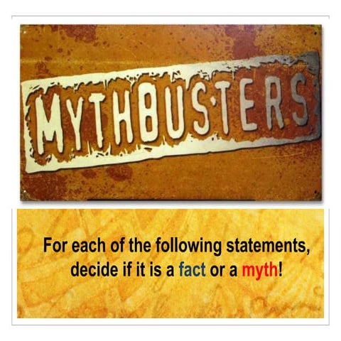 Myth bustersscaffolding | PPT