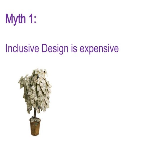 Inclusive Design - Myth busting | PPT