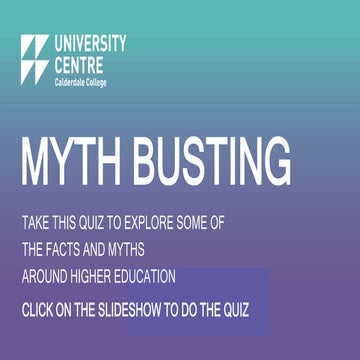 Mythbusting | PPTX