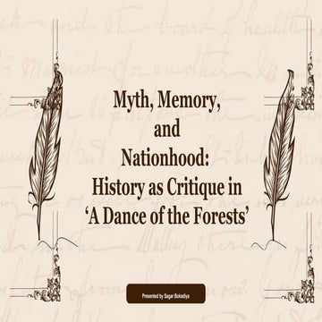 Myth, Memory, and Nationhood_ History as Critique in 'A Dance of the ...