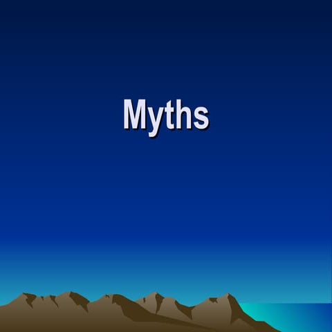 Myth Notes | PPT