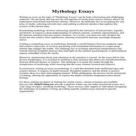 Mythology Essays.pdf