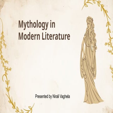 The Resurgence and Reimagination of Ancient Mythology in Modern ...
