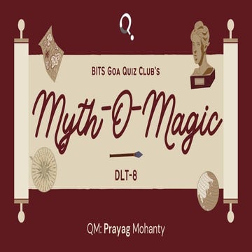 Mythomagic Quiz Finals | QM: Prayag Mohanty | WAVES Quizfest 2022 ...