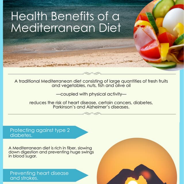Health Benefits of a Mediterranean Diet | PDF