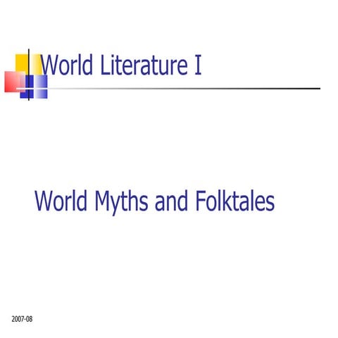 Myths and Legends | PPT