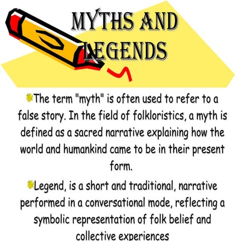 Myths And Legends | PPT