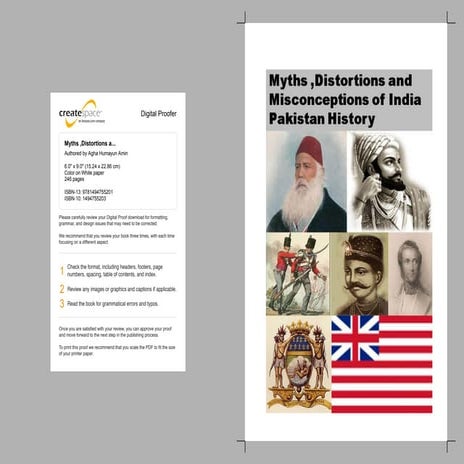 Myths ,Distortions and Misconceptions of India Pakistan History | PDF