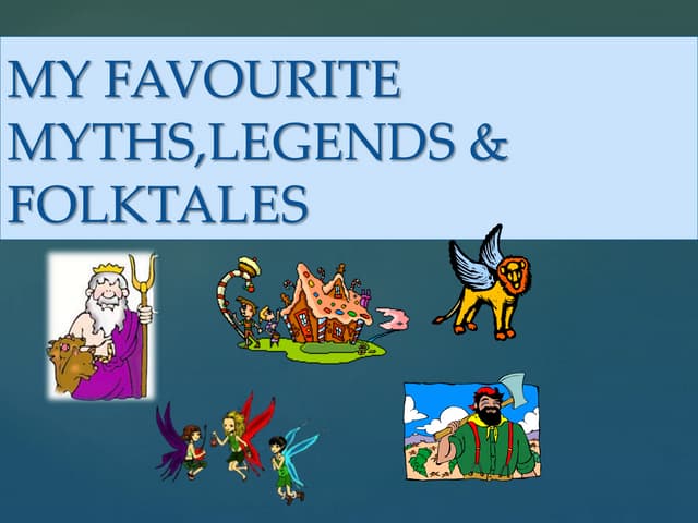 Folk tales and fairy tales | PPT