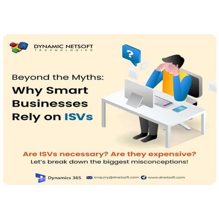 🚀 Beyond the Myths: Why Smart Businesses Rely on ISVs 💡 | PDF