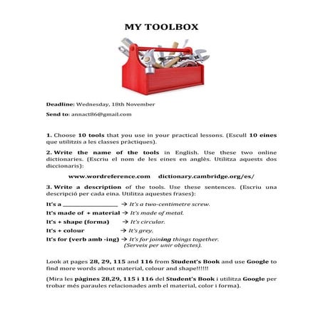My toolbox | PDF
